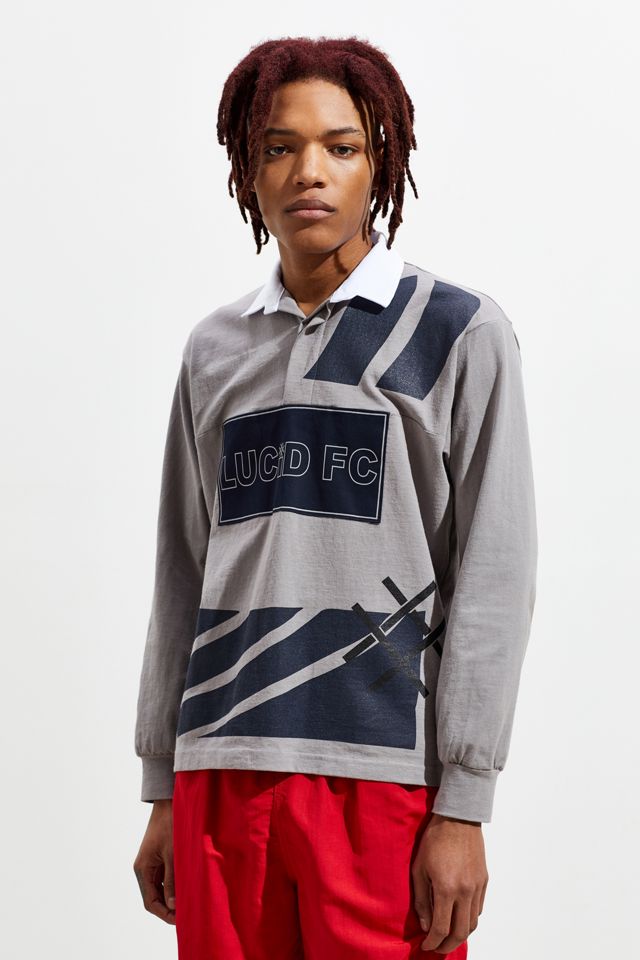 Lucid FC Striped Rugby Shirt | Urban Outfitters Canada