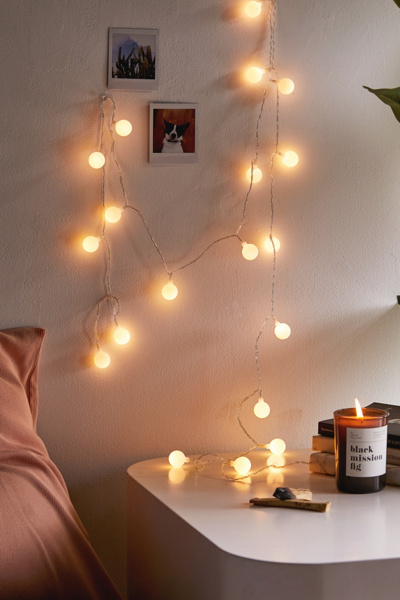 White Orb String Lights | Urban Outfitters