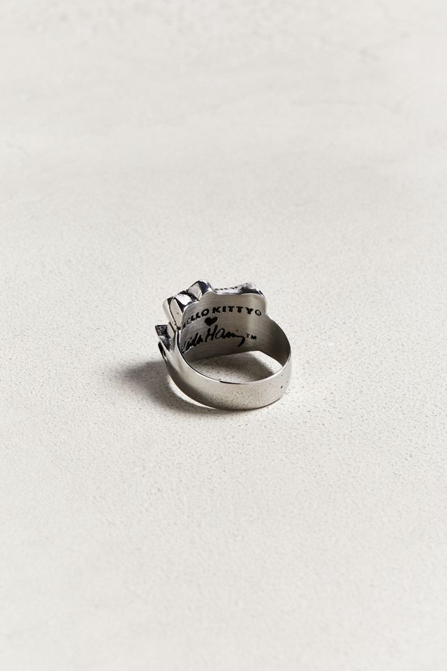 Hello Kitty X Keith Haring Pattern Ring | Urban Outfitters