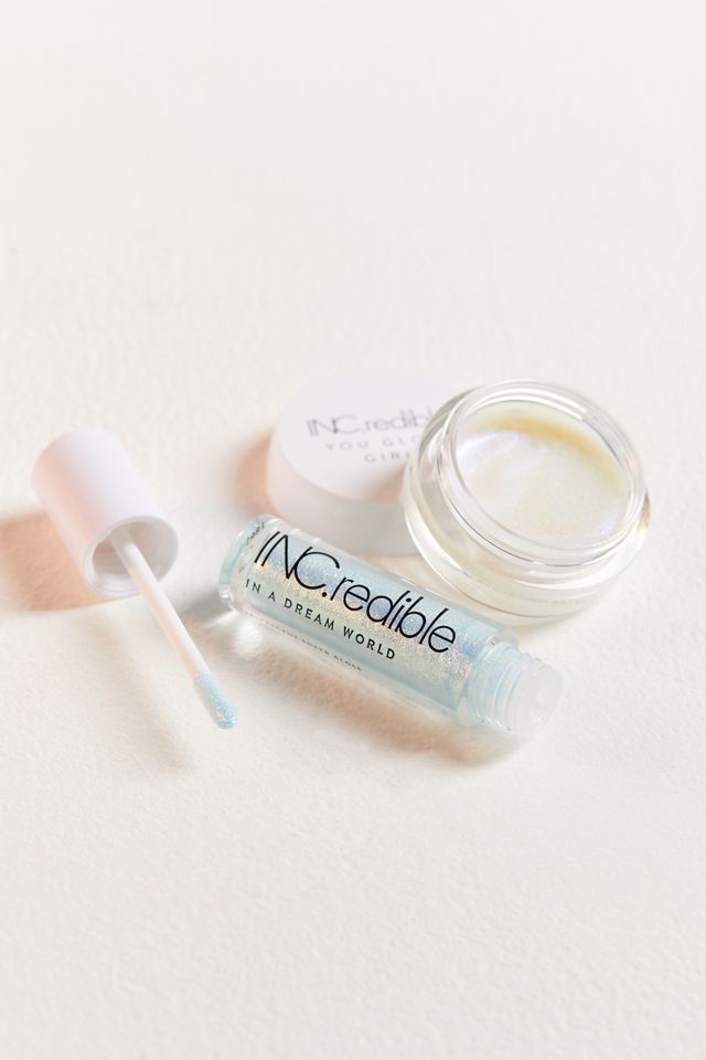 INC.redible UO Exclusive Iridescent Gloss + Glow Kit | Urban Outfitters