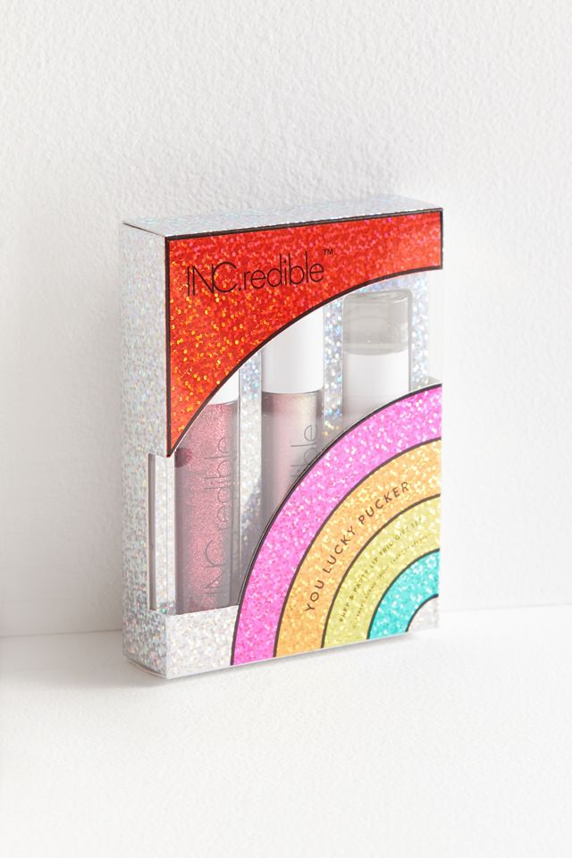 INC.redible You Lucky Pucker Prep + Party Lip Gift Set | Urban Outfitters