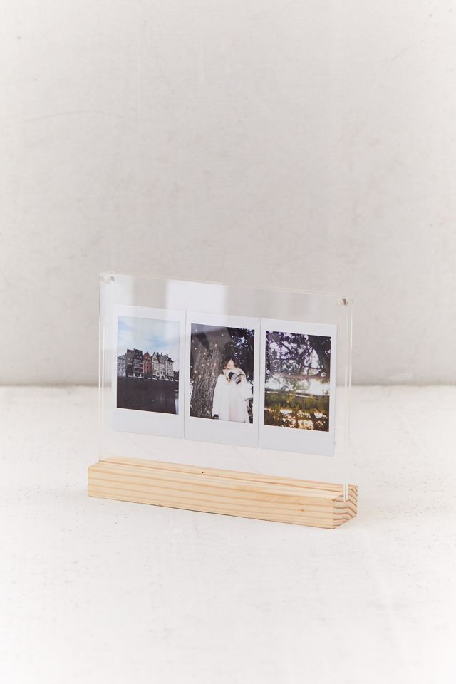 Wood + Acrylic Block Picture Frame | Urban Outfitters