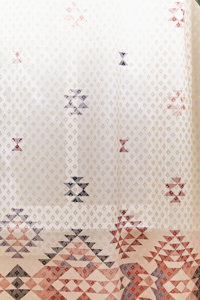 Emma Geo Lace Window Panel | Urban Outfitters