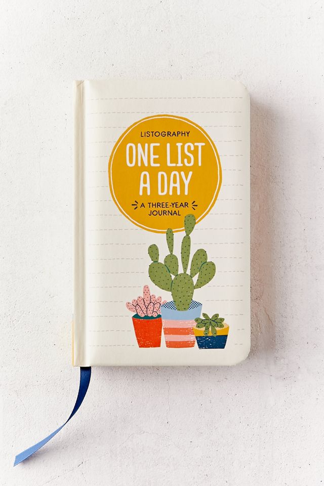 Listography One List A Day 3-Year Journal | Urban Outfitters