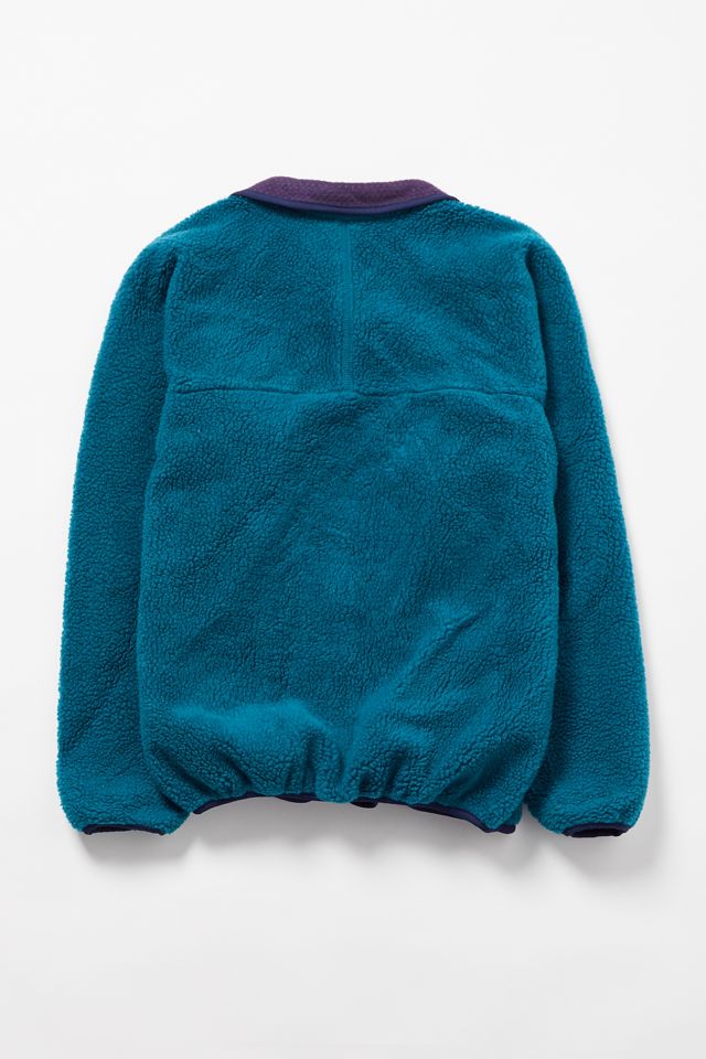 Vintage Patagonia Teal Fleece Jacket | Urban Outfitters