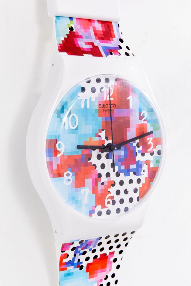 Swatch Maxi Thammada Wall Clock | Urban Outfitters