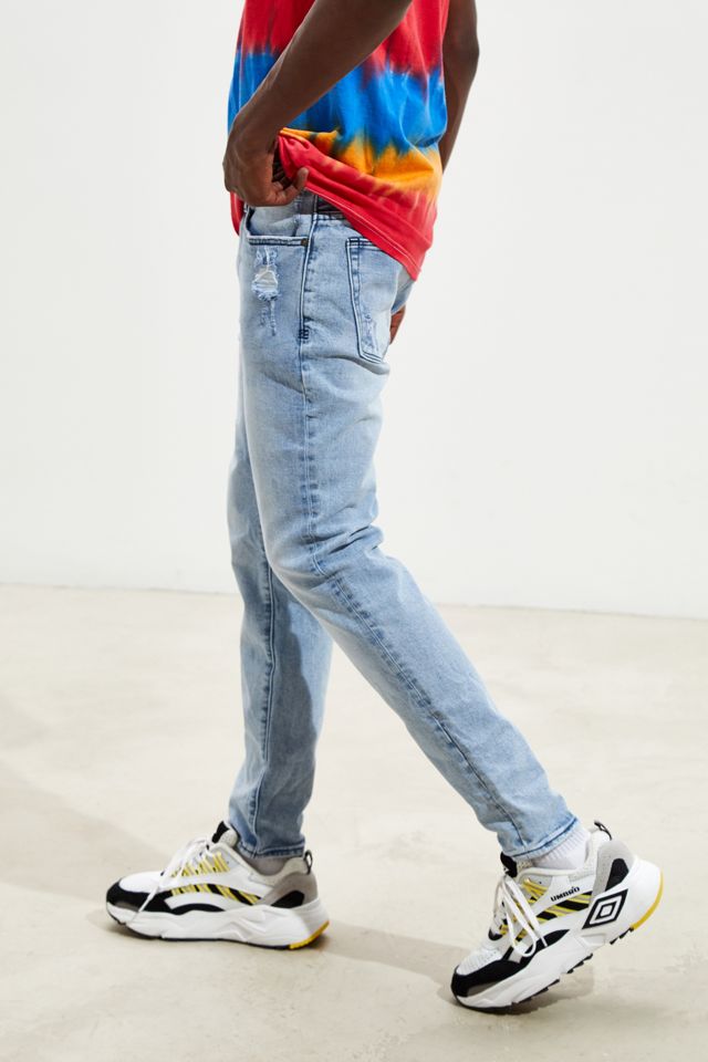 ZGY DENIM Pipes Light Blue Skinny Jean | Urban Outfitters Canada