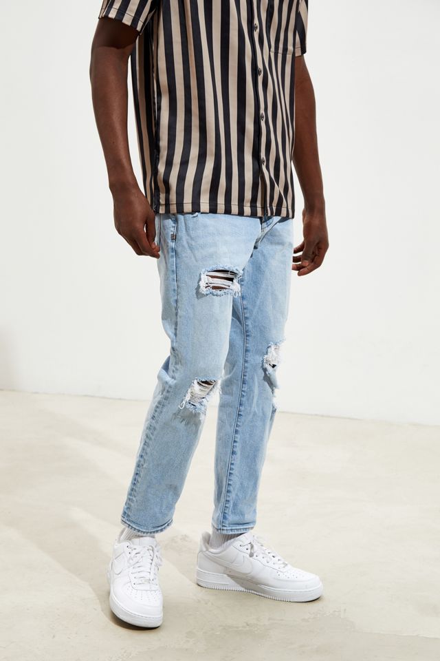 ZGY DENIM Whatever Light Blue Cropped Slim Jean | Urban Outfitters