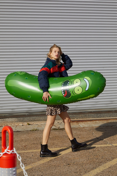 Pickle Rick Giant Pool Float | Urban Outfitters