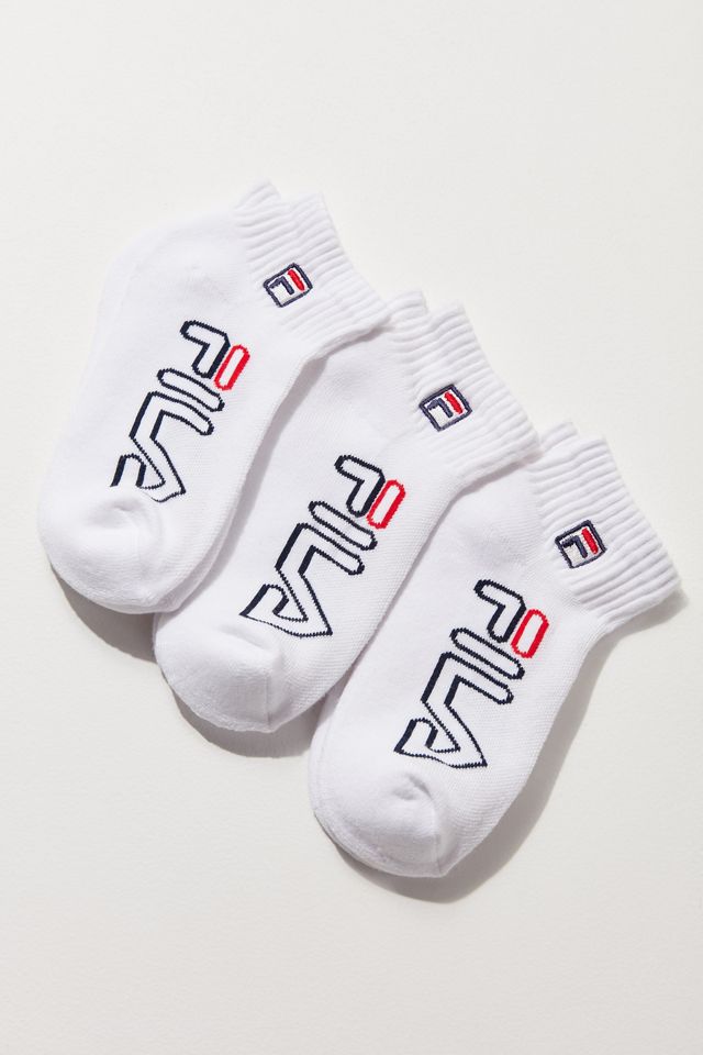 FILA Heritage Outline Quarter Ankle 3-Pack | Urban Outfitters