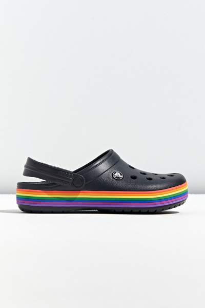 Crocs Crocband™ Rainbow Band Clog | Urban Outfitters