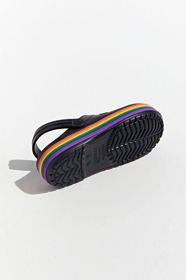Crocs Crocband™ Rainbow Band Clog | Urban Outfitters