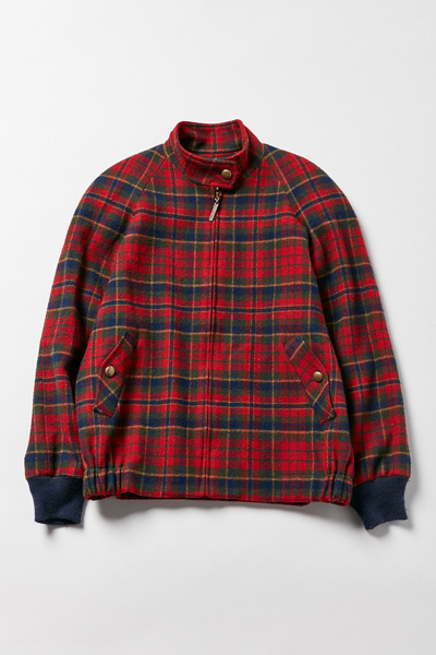 Vintage Pendleton Plaid Bomber Jacket | Urban Outfitters
