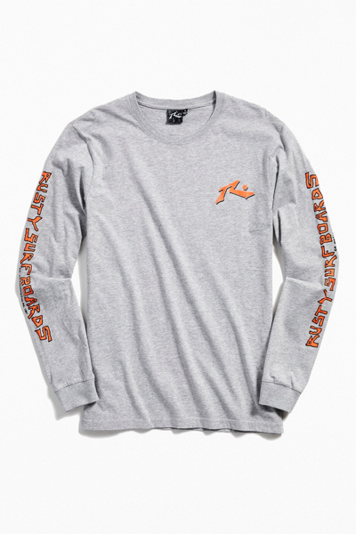 Rusty America Stained Long Sleeve Tee | Urban Outfitters