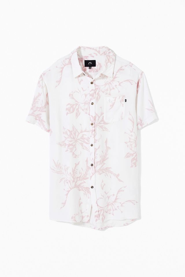Rusty America Thatch Short Sleeve Button-Down Shirt | Urban Outfitters