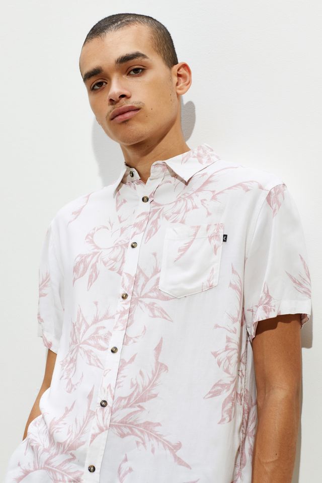 Rusty America Thatch Short Sleeve Button-Down Shirt | Urban Outfitters