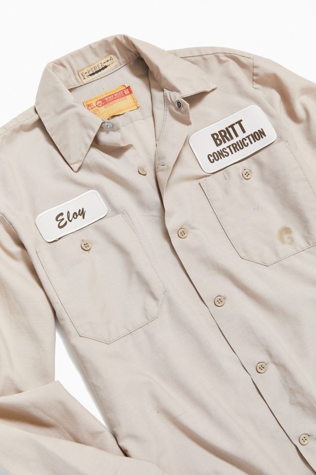 Vintage Britt Construction Work Shirt | Urban Outfitters