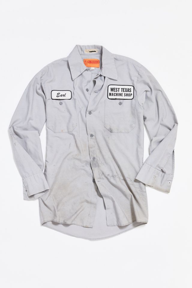 Vintage West Texas Machine Shop Work Shirt | Urban Outfitters Canada