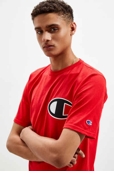 Champion C Logo Heritage Tee | Urban Outfitters