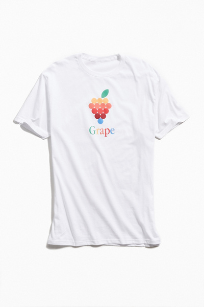 Rainbow Grape Tee | Urban Outfitters