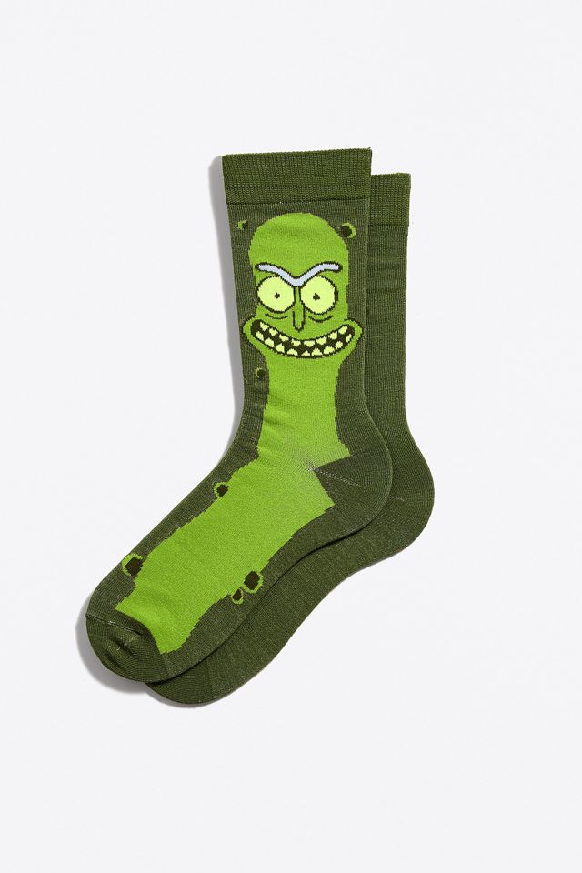 Pickle Rick Crew Sock | Urban Outfitters Canada
