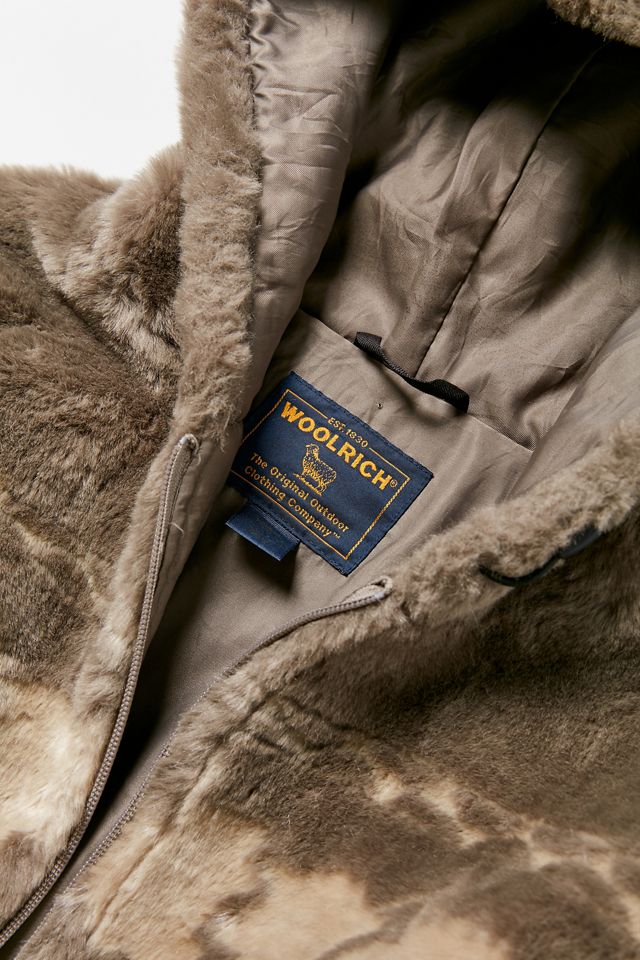 Vintage Woolrich Faux Fur Jacket | Urban Outfitters