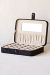 Mele & Co. Maria Large Flocked Jewelry Box | Urban Outfitters