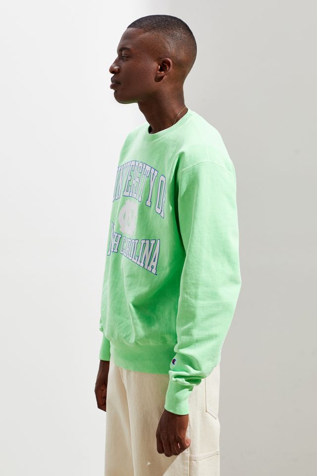 Champion University Of North Carolina Neon Crew Neck Sweatshirt | Urban ...