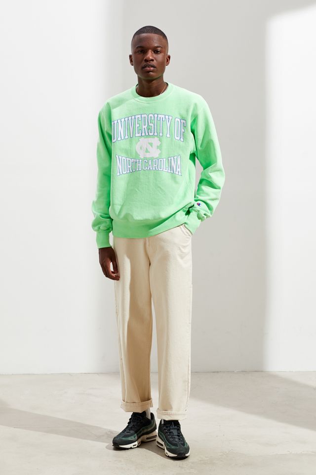 Champion University Of North Carolina Neon Crew Neck Sweatshirt | Urban ...