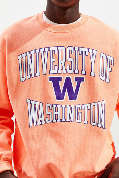 Champion University Of Washington Neon Crew Neck Sweatshirt | Urban ...