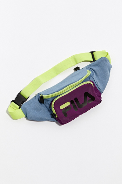 FILA UO Exclusive Logo Blue Sling Bag | Urban Outfitters Canada