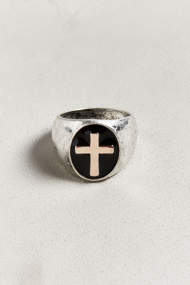 Cross Signet Ring | Urban Outfitters