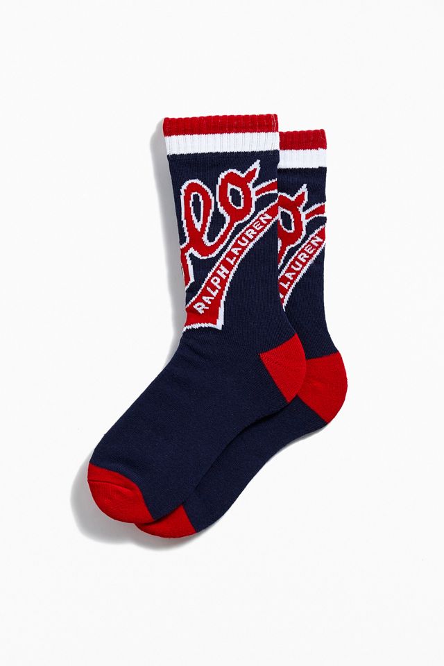 Polo Ralph Lauren Cursive Logo Crew Sock | Urban Outfitters