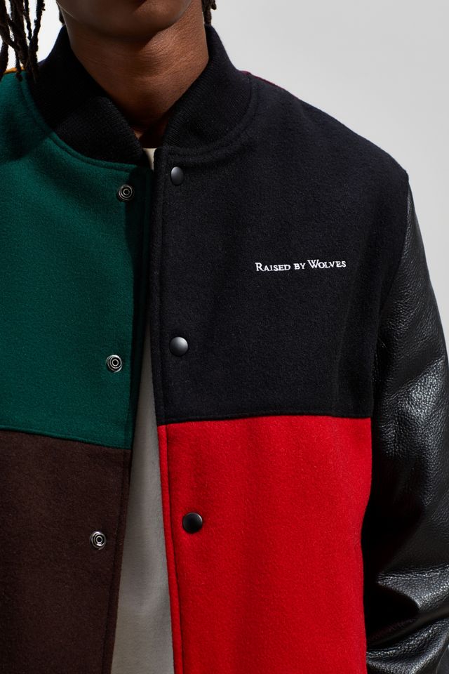 Raised By Wolves Colorblock Stadium Jacket | Urban Outfitters