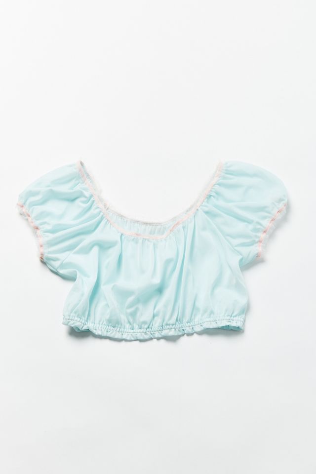 Vintage Ruffle Cropped Top | Urban Outfitters