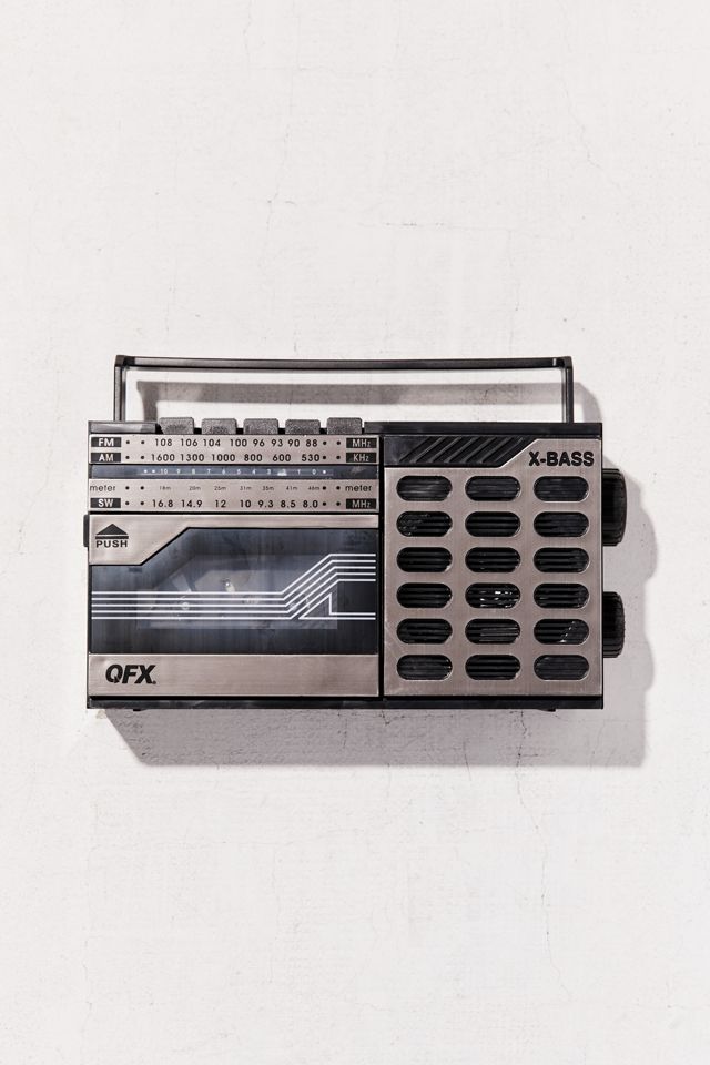 QFX Retro Radio Cassette Player | Urban Outfitters Canada QFX Retro Radio Cassette Player | Urban Outfitters Canada