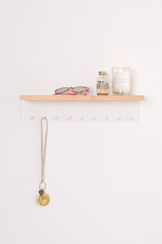 Becket Multi-Hook Wall Shelf | Urban Outfitters