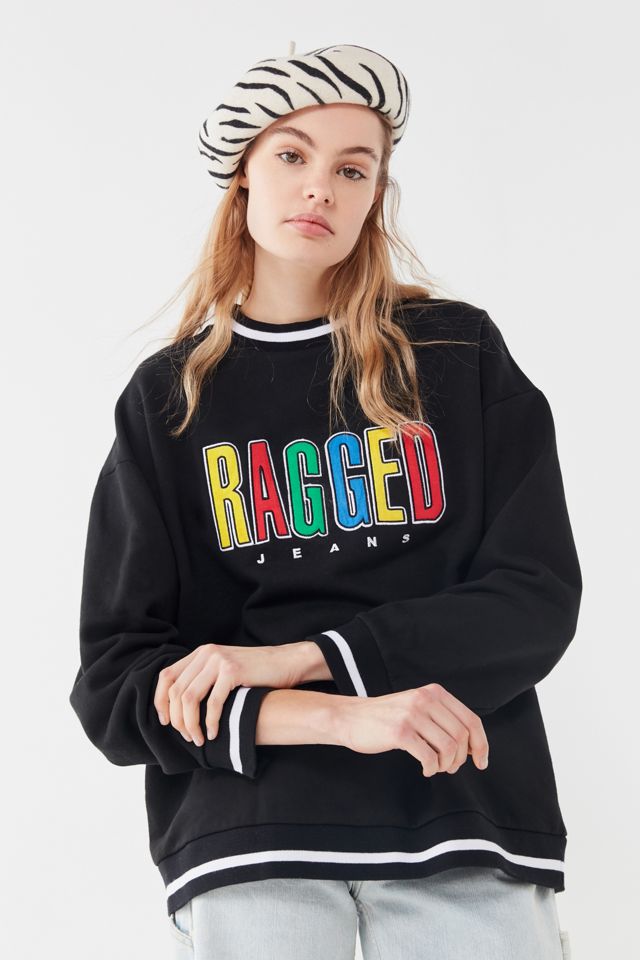 The Ragged Priest Rainbow Logo Sweatshirt | Urban Outfitters