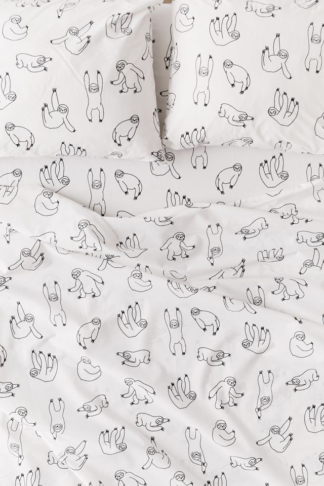 Allover Sloths Sheet Set | Urban Outfitters