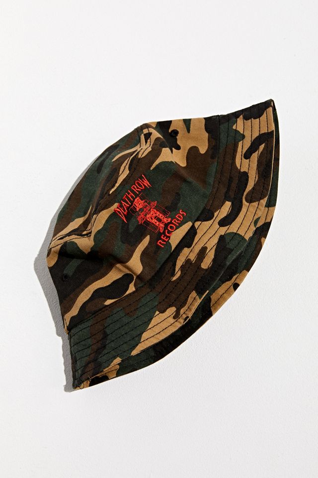 Death Row Records Camo Bucket Hat | Urban Outfitters