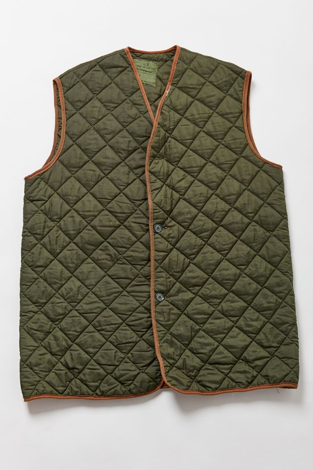 Vintage Moss Liner Vest | Urban Outfitters Canada