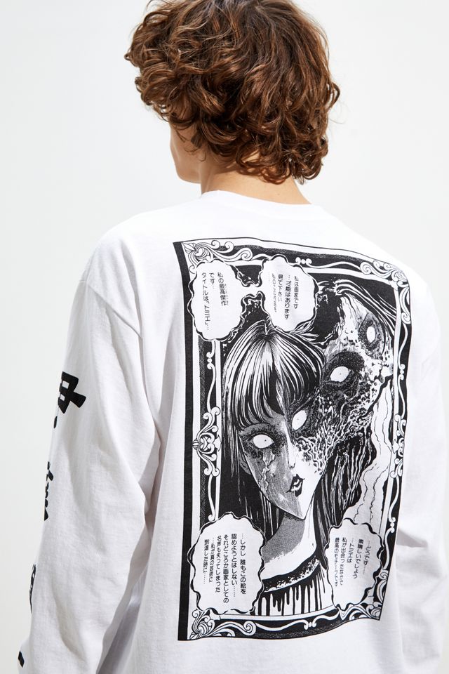 Junji Ito Long Sleeve Tee | Urban Outfitters