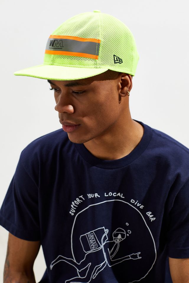 New Era Waste Management Neon Strapback Hat | Urban Outfitters