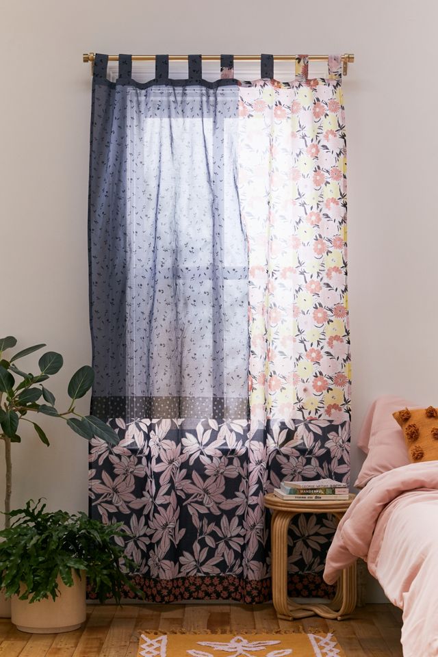 Joni Patchwork Print Window Panel | Urban Outfitters