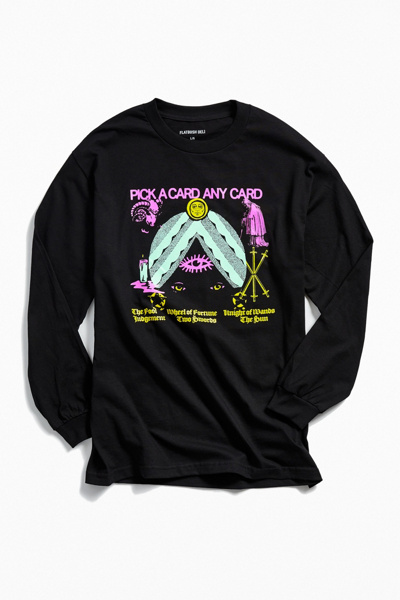 Pick Any Card Long Sleeve Tee | Urban Outfitters