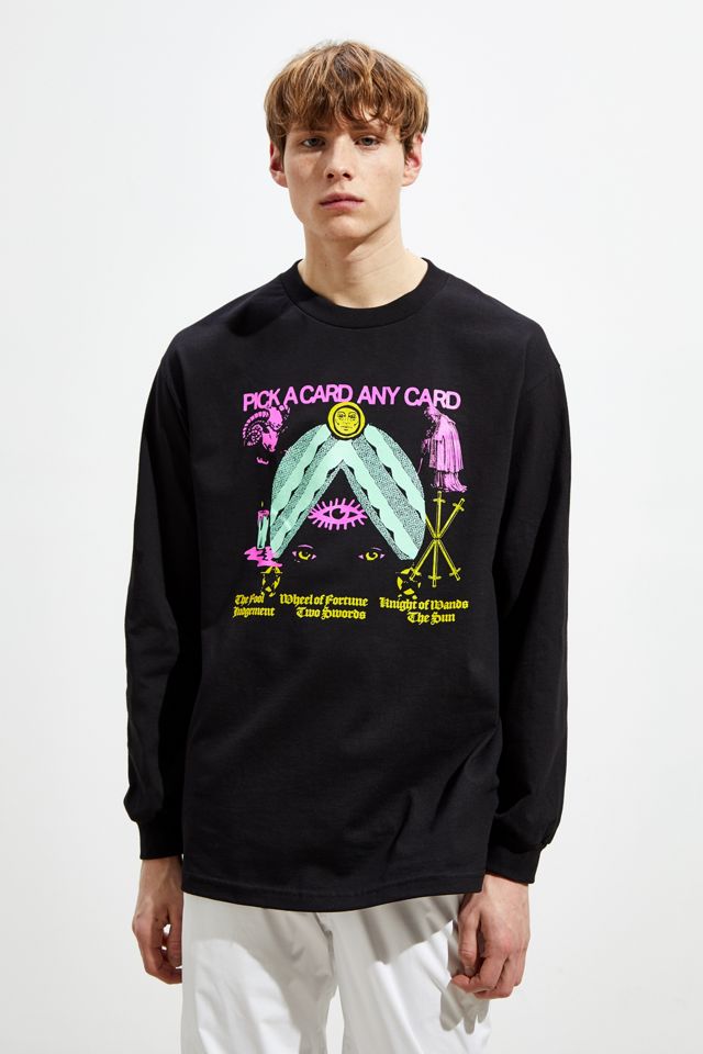 Pick Any Card Long Sleeve Tee | Urban Outfitters