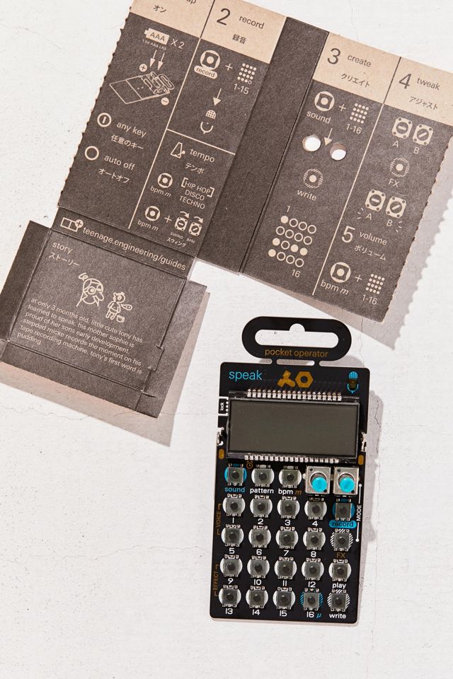 teenage engineering PO-35 Speak Pocket Operator | Urban Outfitters