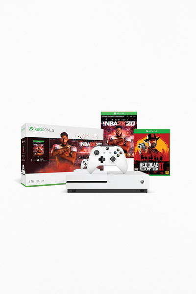 Xbox One S Console, NBA 2K20 And Red Dead Redemption 2 Bundle | Urban ...