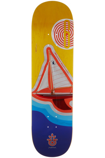 Habitat Marius Contour Series Skateboard Deck 8.375 x 32.75 | Urban ...