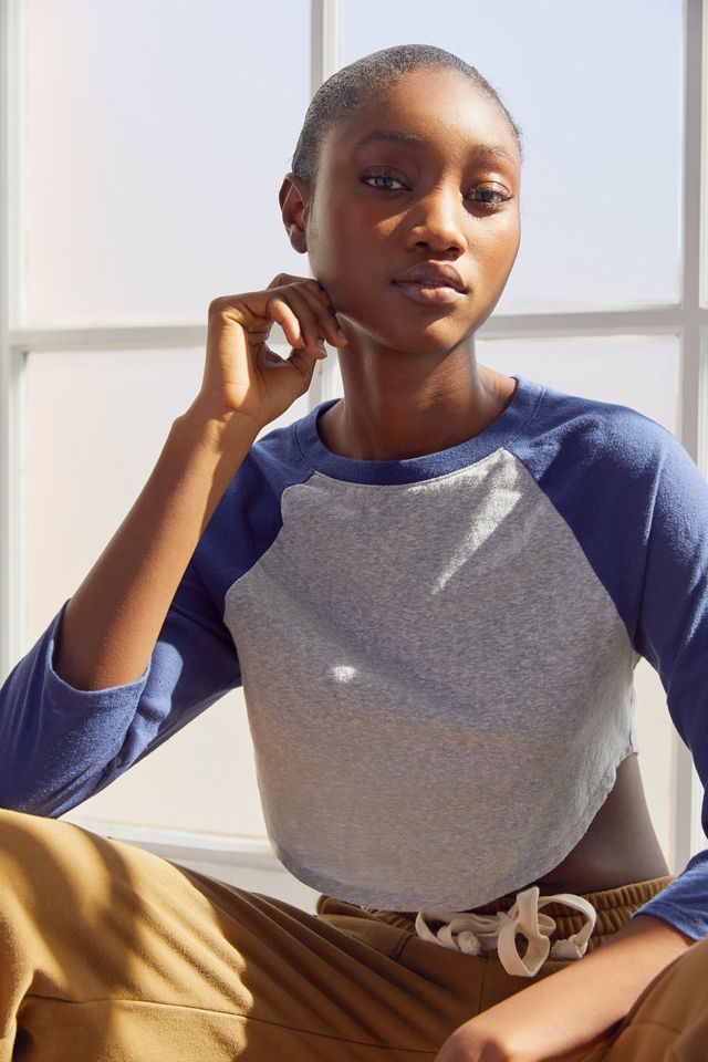 Out From Under Kevin Cropped Baseball Tee | Urban Outfitters